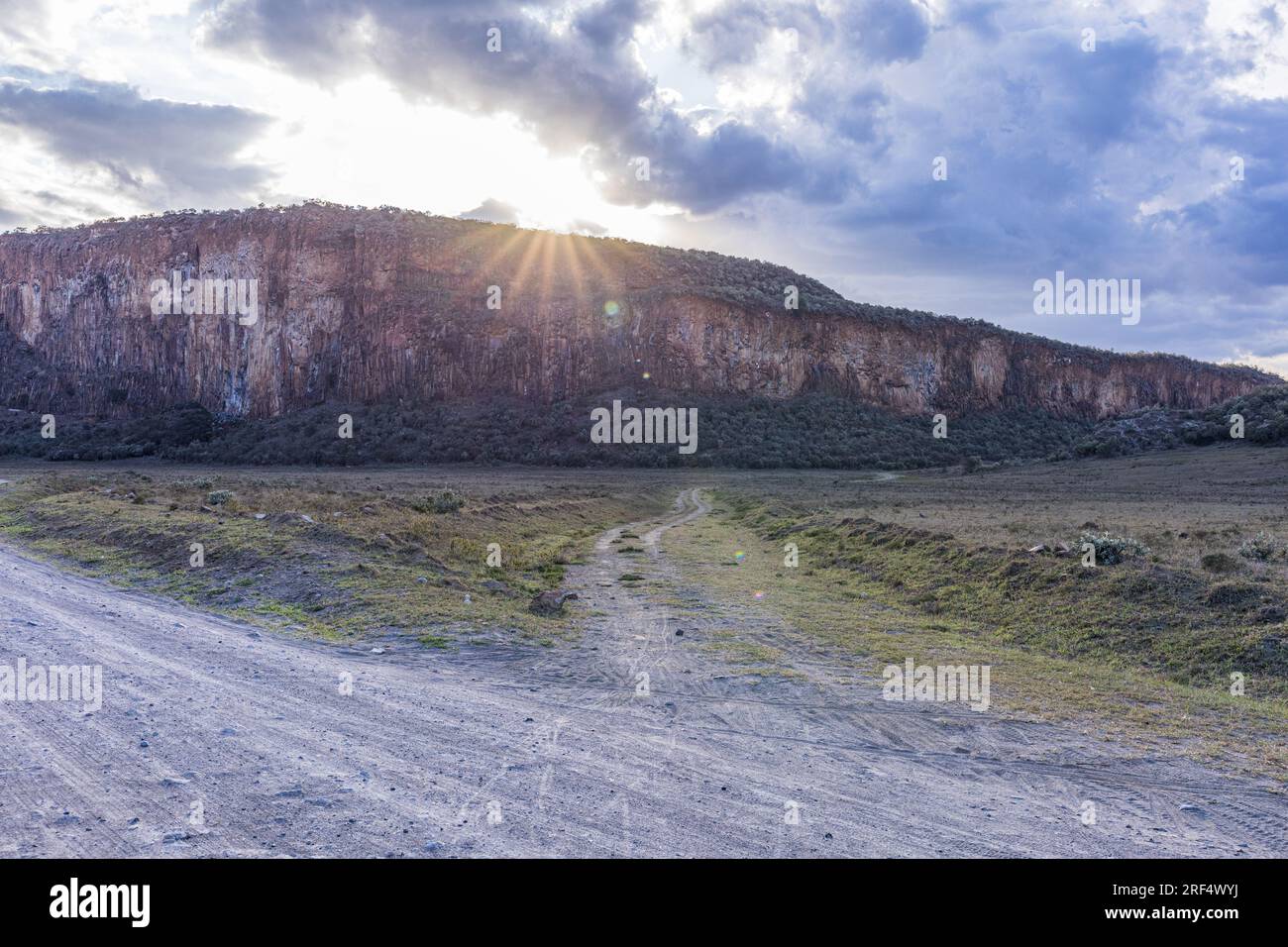 Hell's Gate National Park lies south of Lake Naivasha in Kenya, north ...