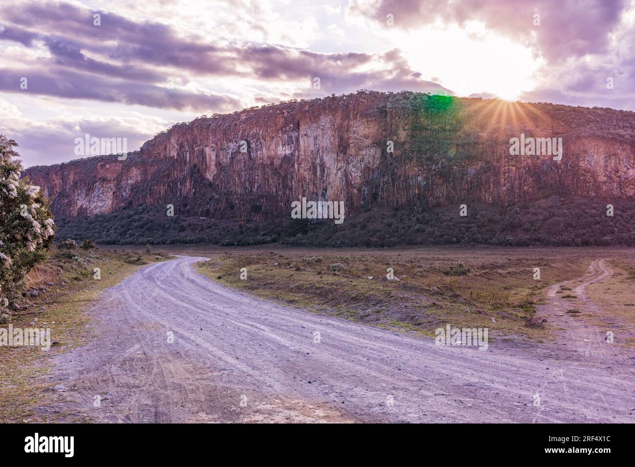 Hell's Gate National Park lies south of Lake Naivasha in Kenya, north ...