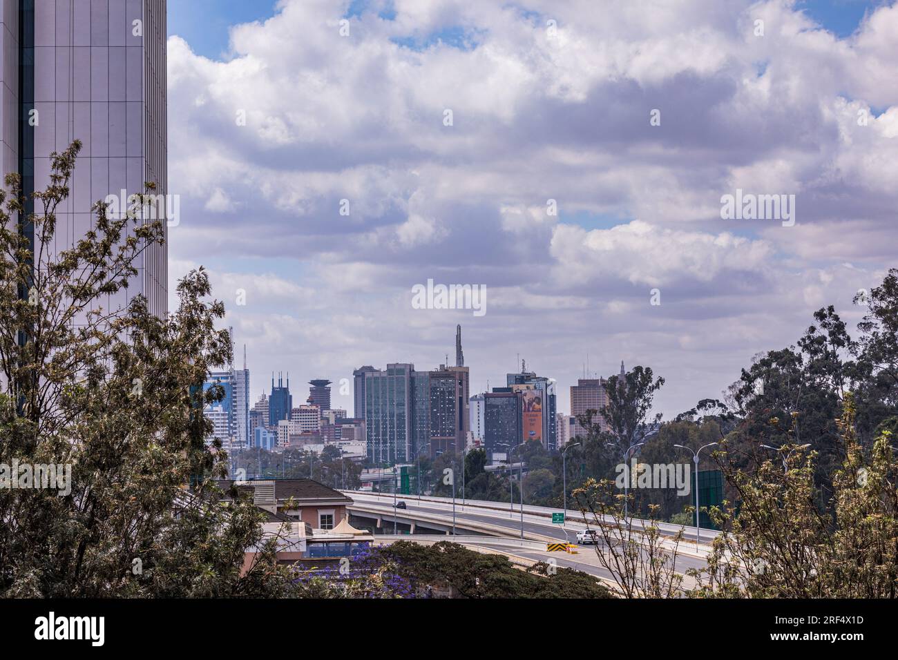 Nairobi Capital Kenya Skyline Skyscrapers Modern Landmark Buildings ...