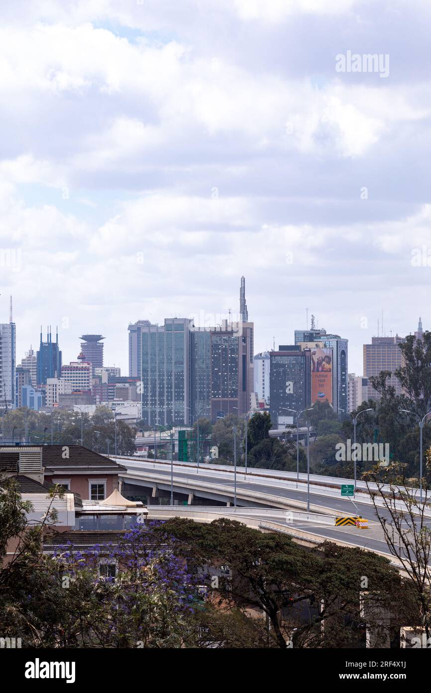 Nairobi Capital Kenya Skyline Skyscrapers Modern Landmark Buildings ...