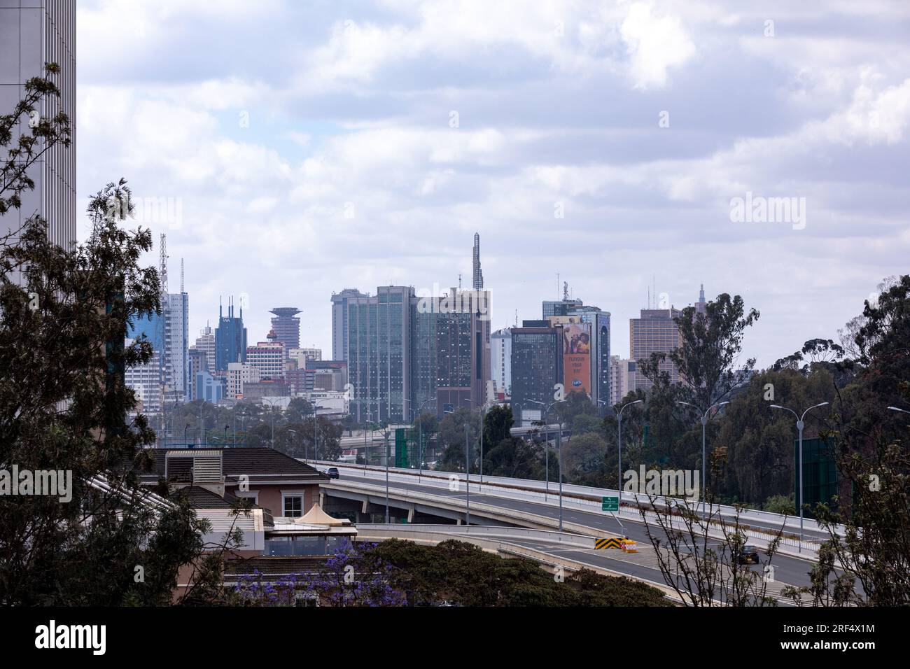 Nairobi Capital Kenya Skyline Skyscrapers Modern Landmark Buildings ...
