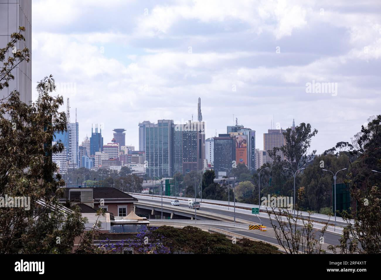 Nairobi Capital Kenya Skyline Skyscrapers Modern Landmark Buildings ...