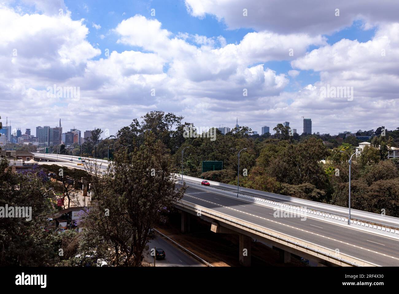 Nairobi Capital Kenya Skyline Skyscrapers Modern Landmark Buildings ...