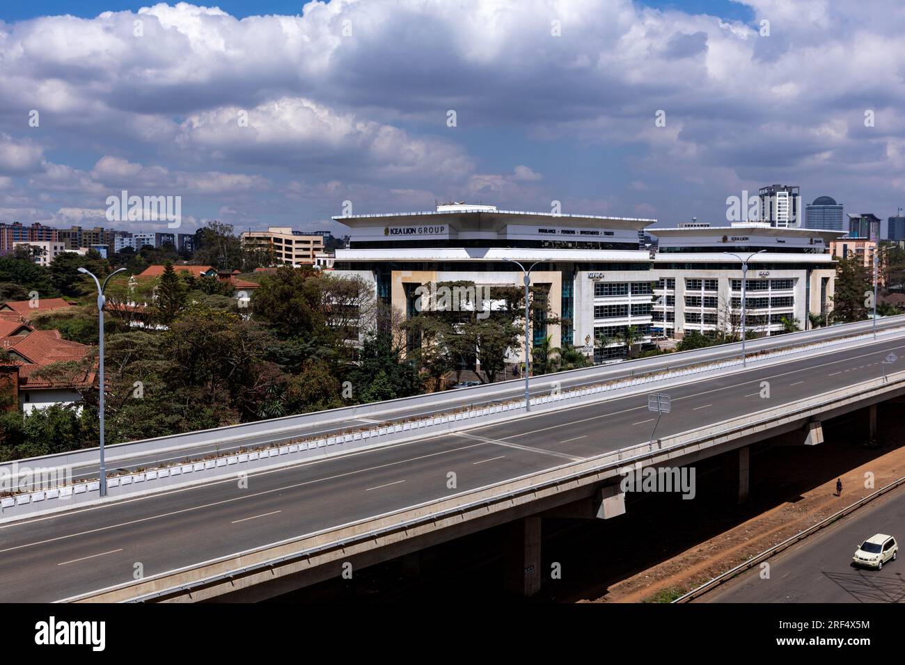 Nairobi Capital Kenya Skyline Skyscrapers Modern Landmark Buildings ...
