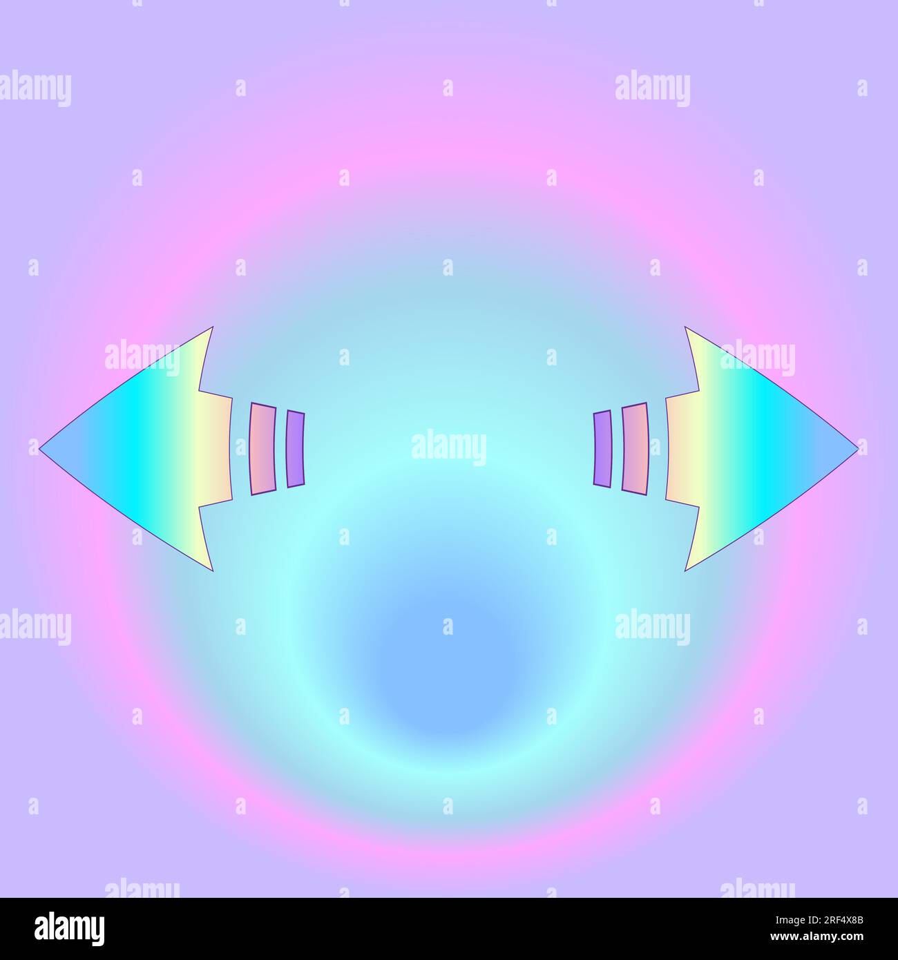 Zoom arrows, pastel palette, expand mode, panning left and right ...