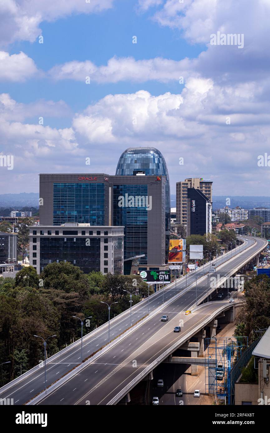 Nairobi Capital Kenya Skyline Skyscrapers Modern Landmark Buildings ...