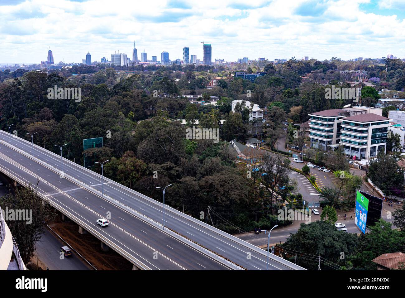 Nairobi Capital Kenya Skyline Skyscrapers Modern Landmark Buildings ...
