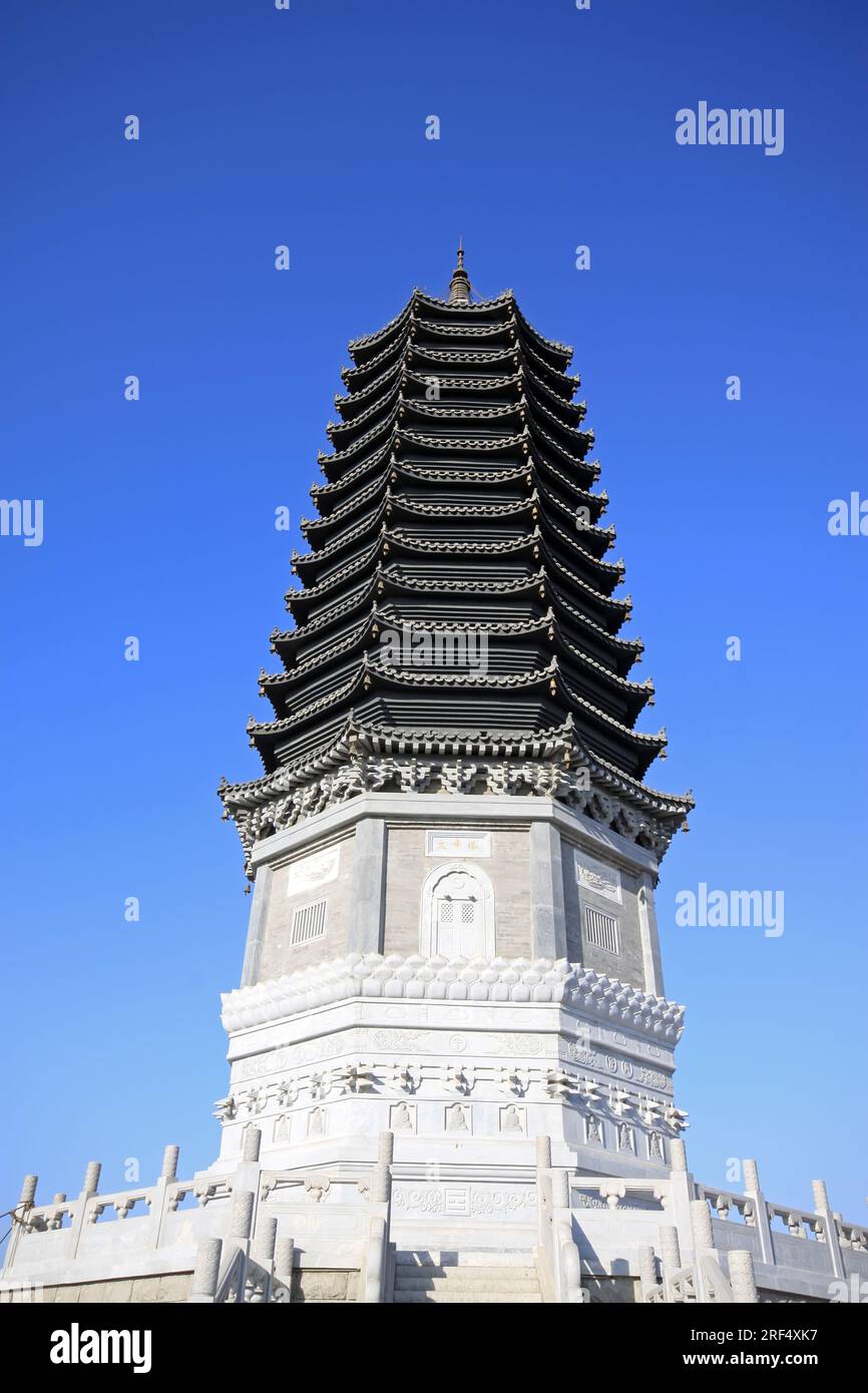 close up of scenic spot building ª pagoda Stock Photo - Alamy