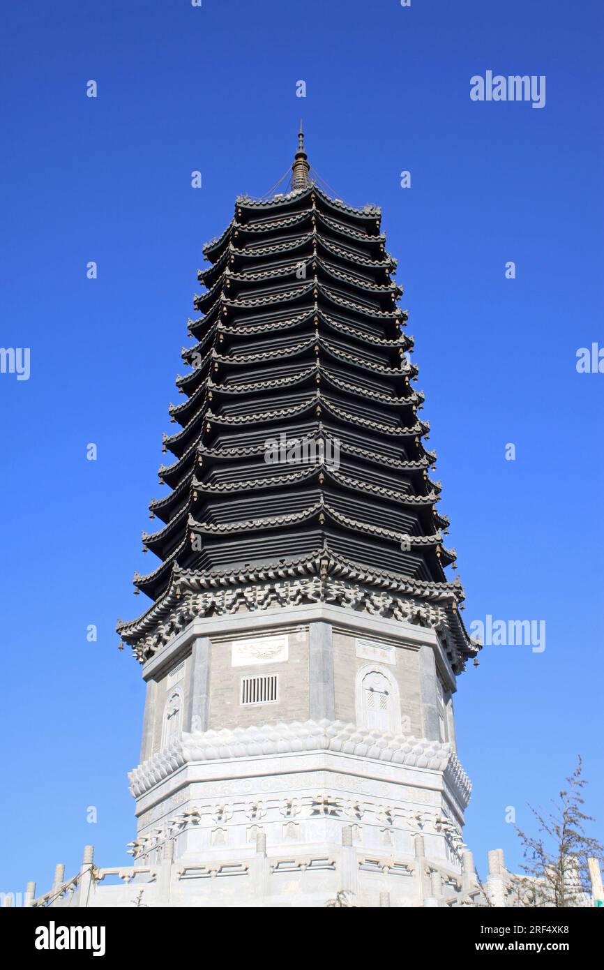 close up of scenic spot building ª pagoda Stock Photo - Alamy