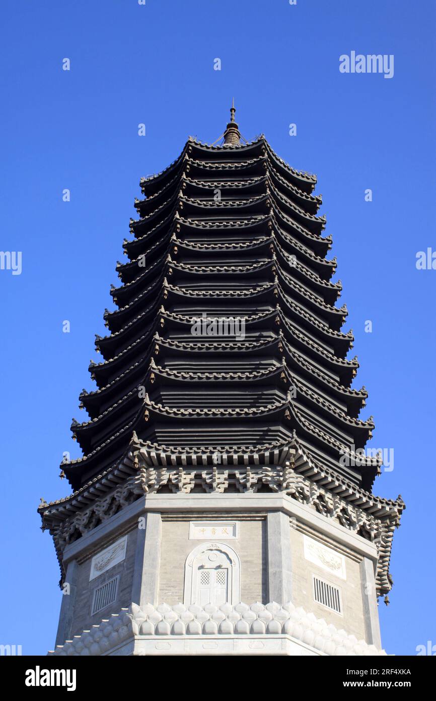 close up of scenic spot building ª pagoda Stock Photo - Alamy