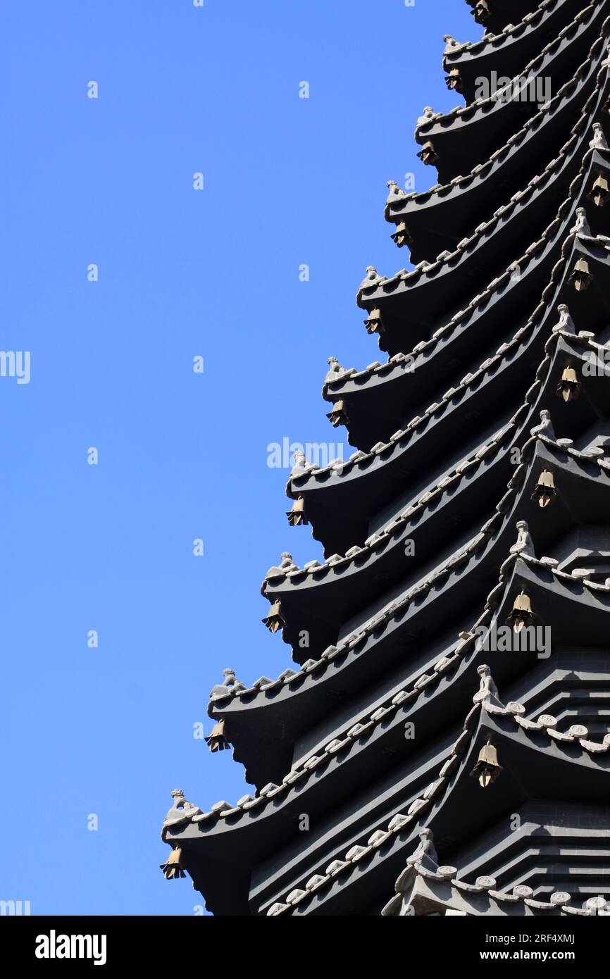 close up of scenic spot building ª pagoda Stock Photo - Alamy