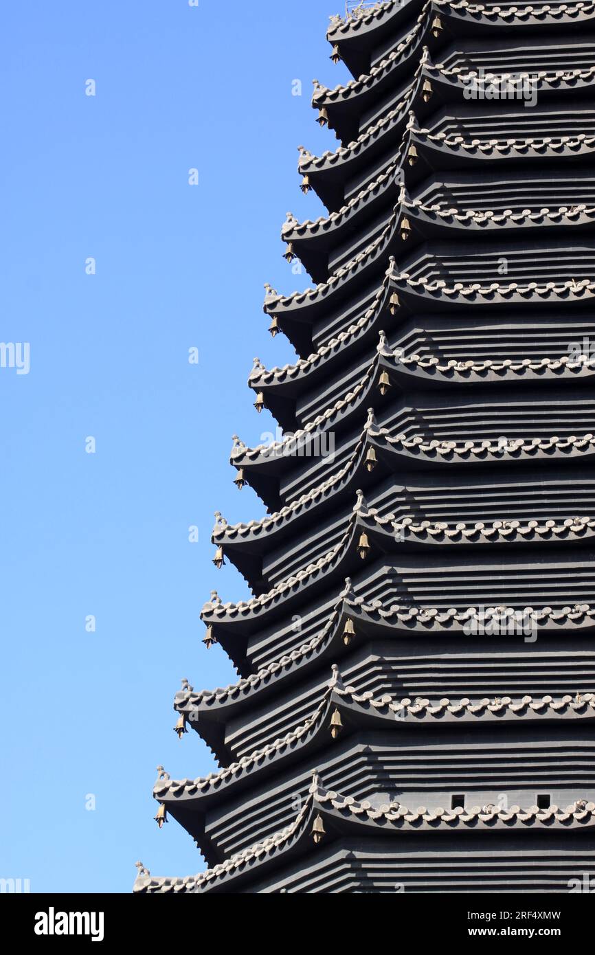 close up of scenic spot building ª pagoda Stock Photo - Alamy