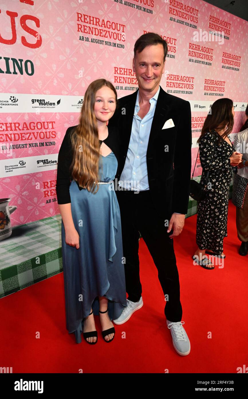 Munich, Germany. 31st July, 2023. Director Ed Herzog and his daughter ...