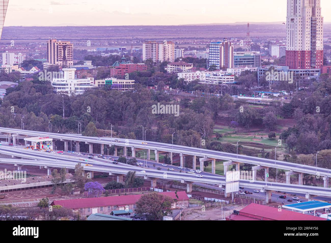 Nairobi Capital Kenya Skyline Skyscrapers Modern Landmark Buildings ...