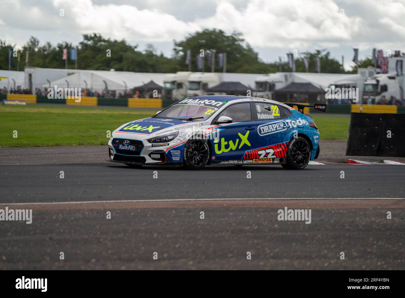 Round 17 during the British Touring Car Championship at Croft Circuit ...
