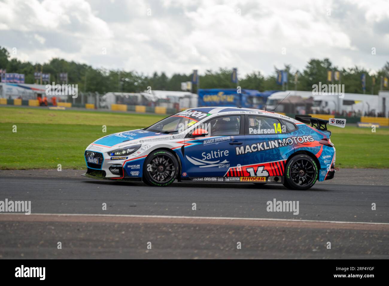 Round 17 during the British Touring Car Championship at Croft Circuit ...