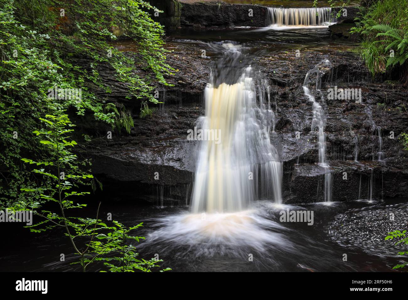 Blackling hole waterfall hi-res stock photography and images - Alamy