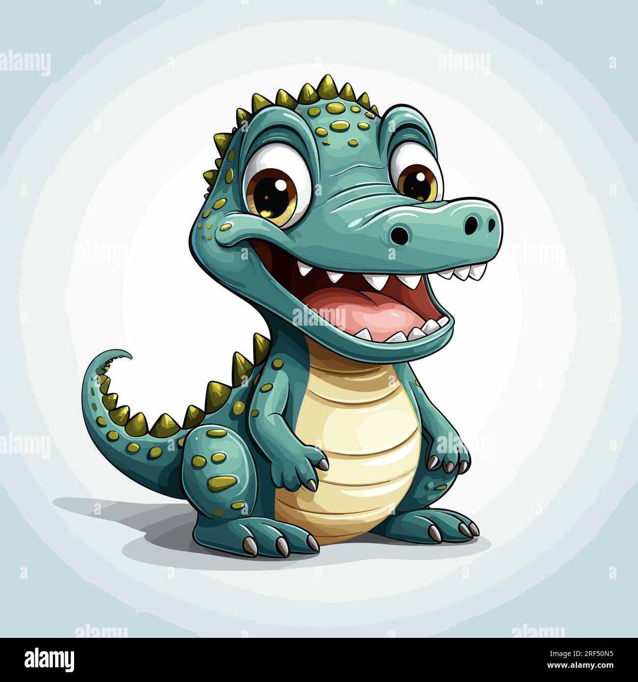 Cartoon Baby Gator