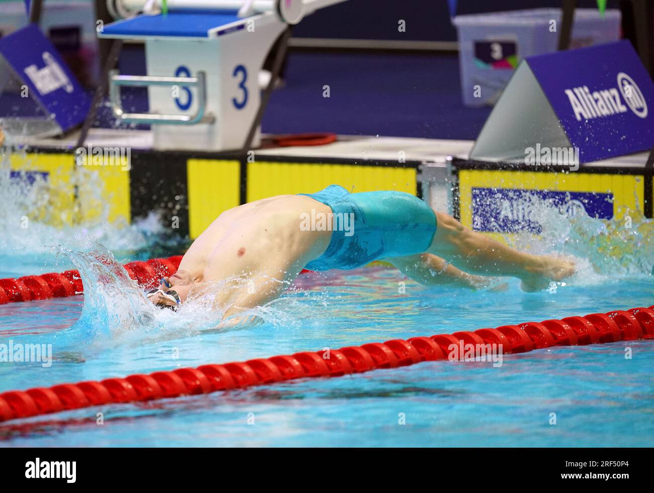 Great Britain’s Stephen Clegg in action during the Men's 100m ...