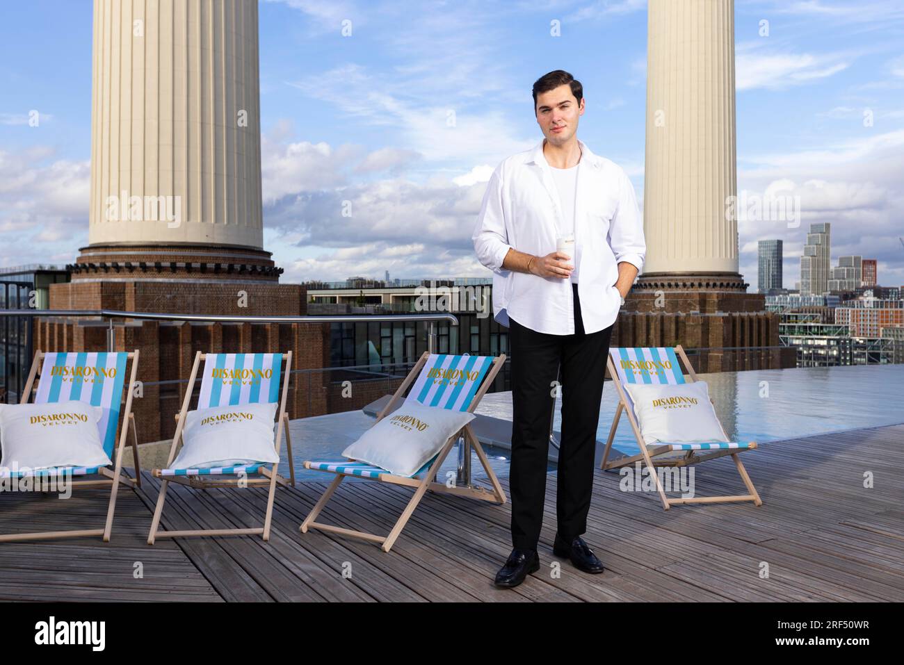 EDITORIAL USE ONLY Sam Gray attends the Disaronno Velvet Batida ...