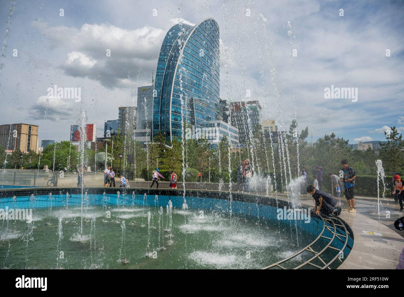 Ulaanbaatar and blue sky tower hi-res stock photography and images - Alamy