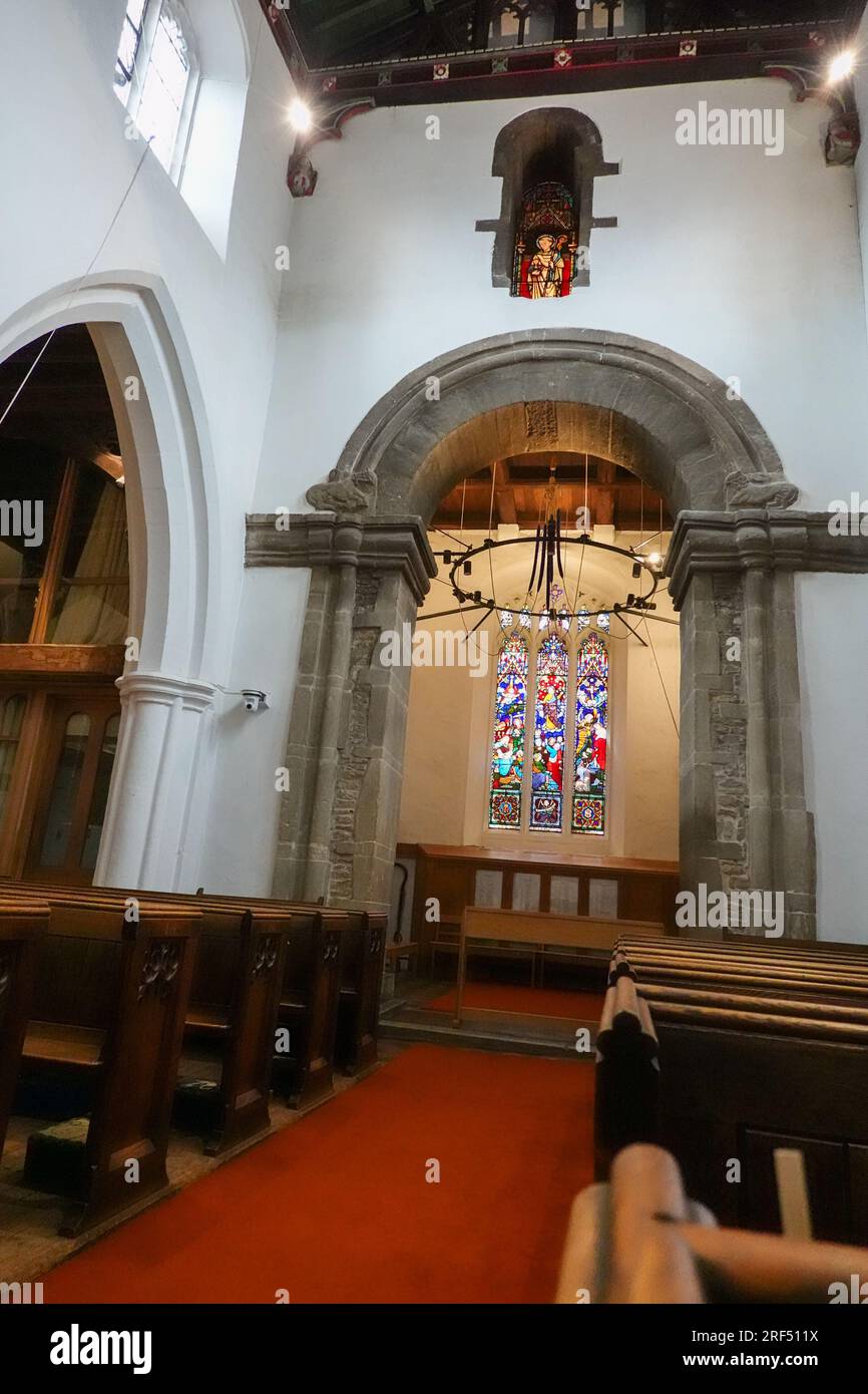 Saxon arch St Bene’t’s Church Stock Photo - Alamy