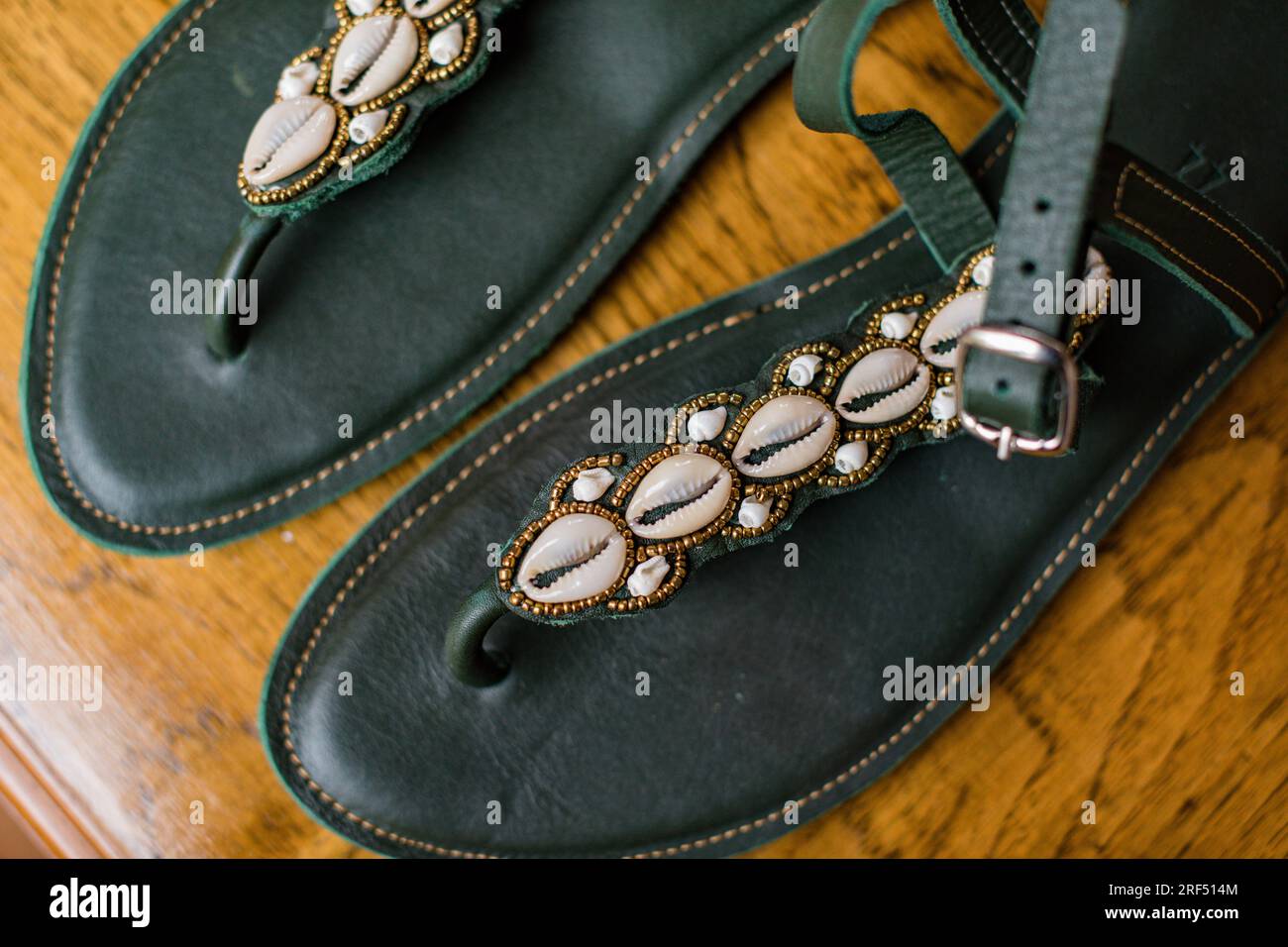 Wedding Couple beautiful accessories details African Sandals Open ...