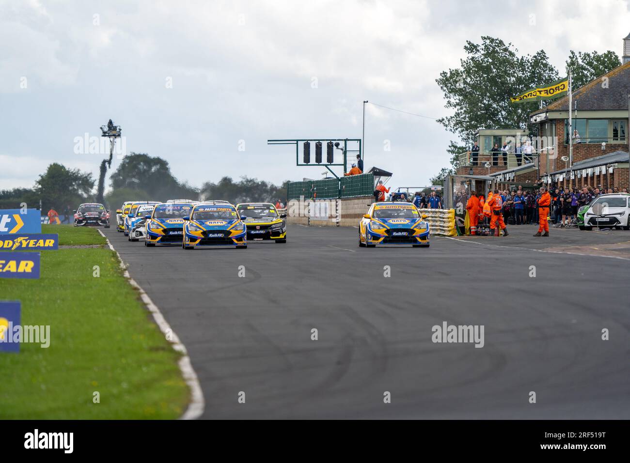 Round 17 during the British Touring Car Championship at Croft Circuit ...