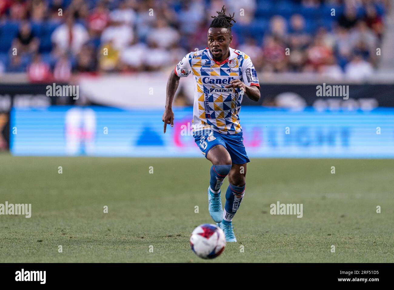 Jhon Murillo (7) controls ball during Leagues Cup 2023 match against ...