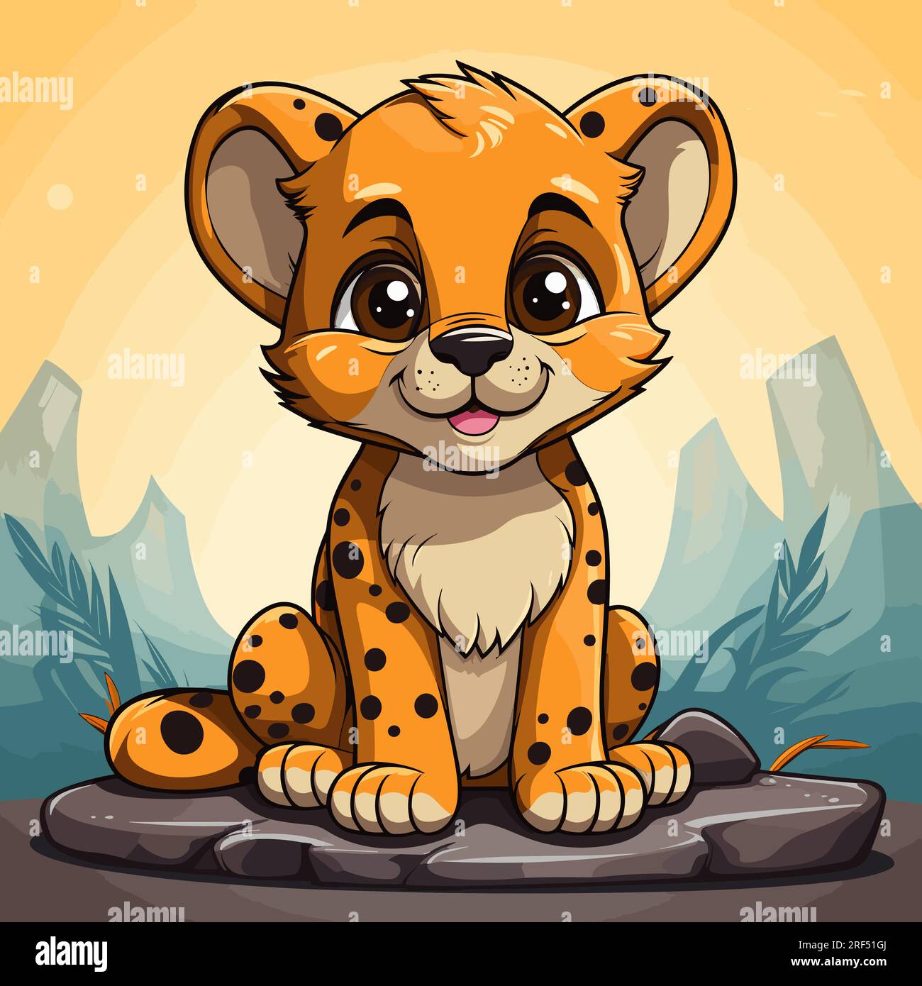 How To Draw A Cartoon Cheetah How To Draw A Cartoon Cheetah, Drawing,
