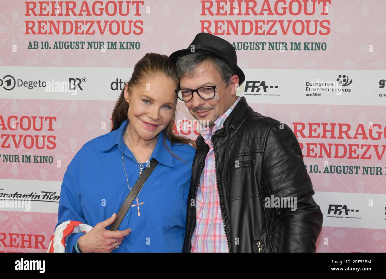 Munich, Germany. 31st July, 2023. Actress Doreen Dietel and radio host ...