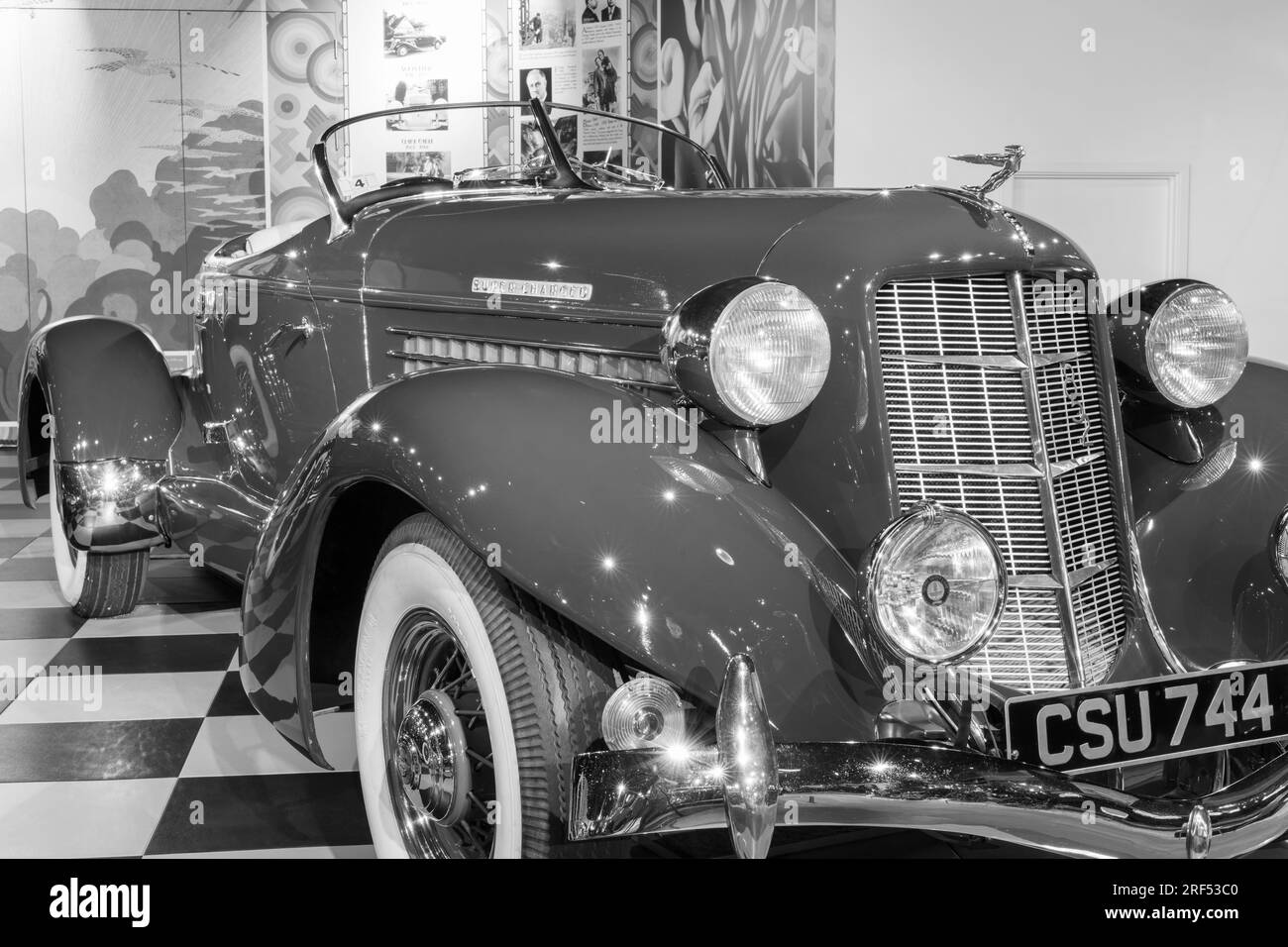 Sparkford.Somerset.United Kingdom.March 26th 2023.An Auburn 852 ...