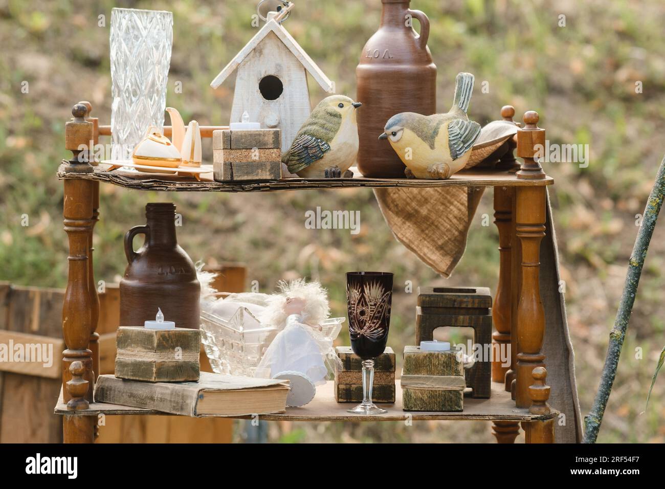 Stacked books and candle hi-res stock photography and images - Alamy