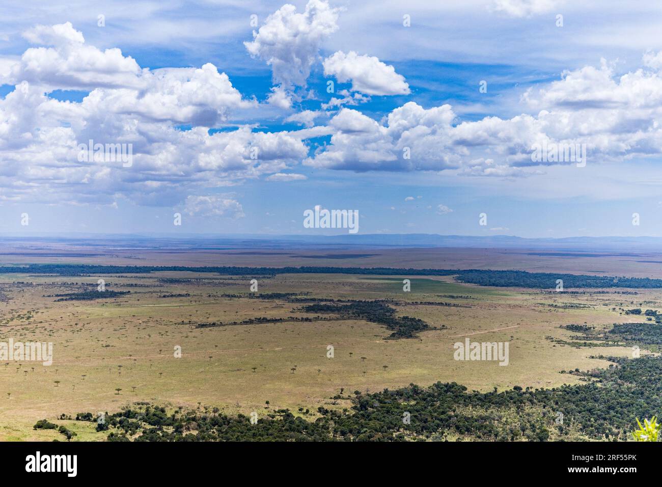 Kenyan Landscapes In Angama Mara Maasai Mara National Game Reserve Park ...