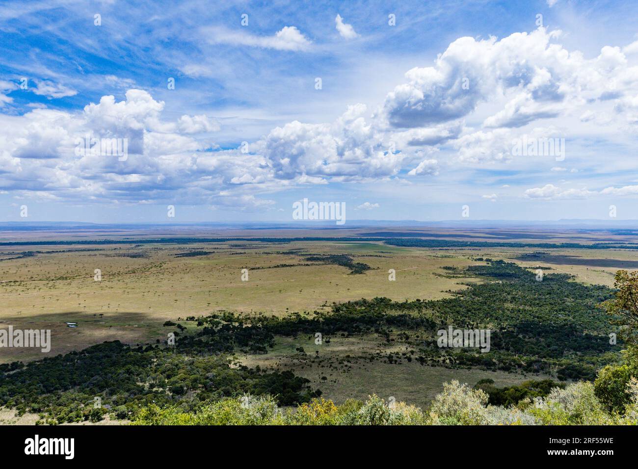 Kenyan Landscapes In Angama Mara Maasai Mara National Game Reserve Park ...