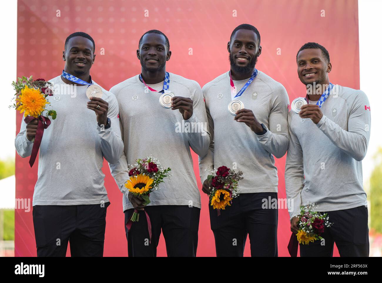 Aaron Brown, Jerome Blake, Brendon Rodney and Andre De Grasse, from ...