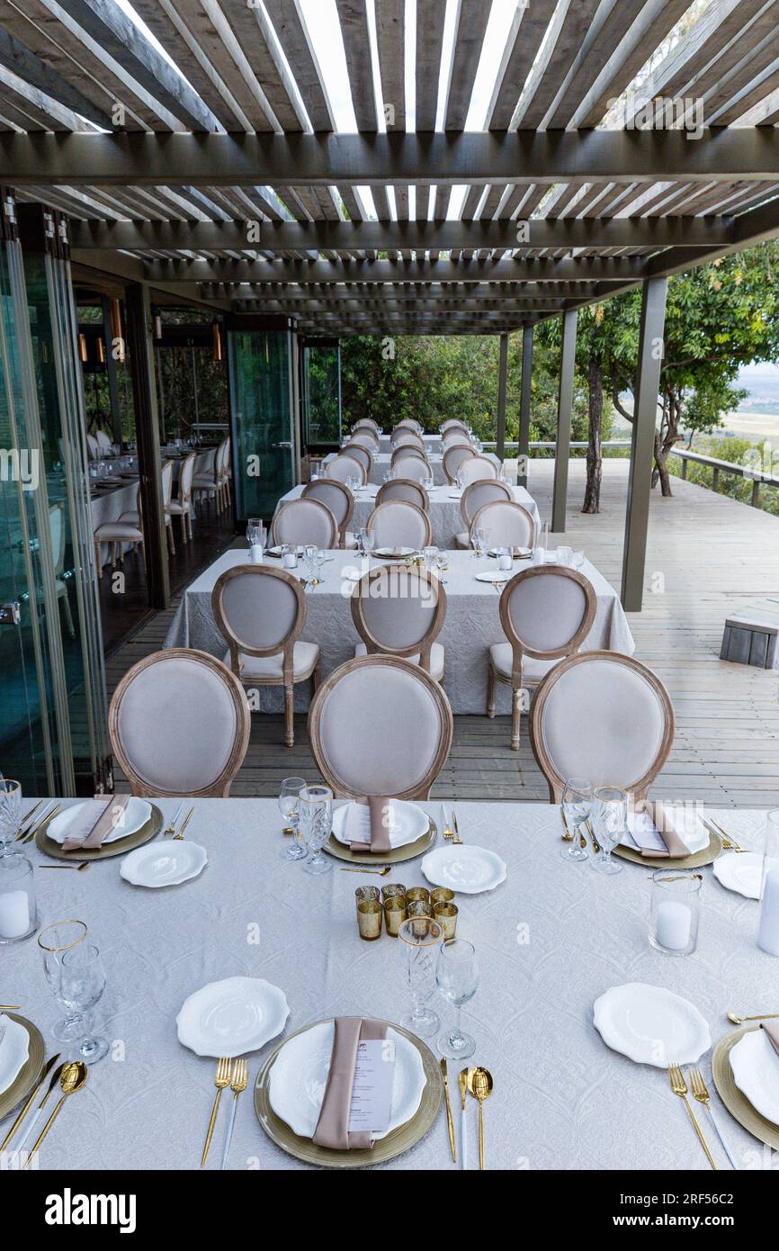 Kenyan Weddings Bush Wild Beautiful stunning wedding outdoors set up ...