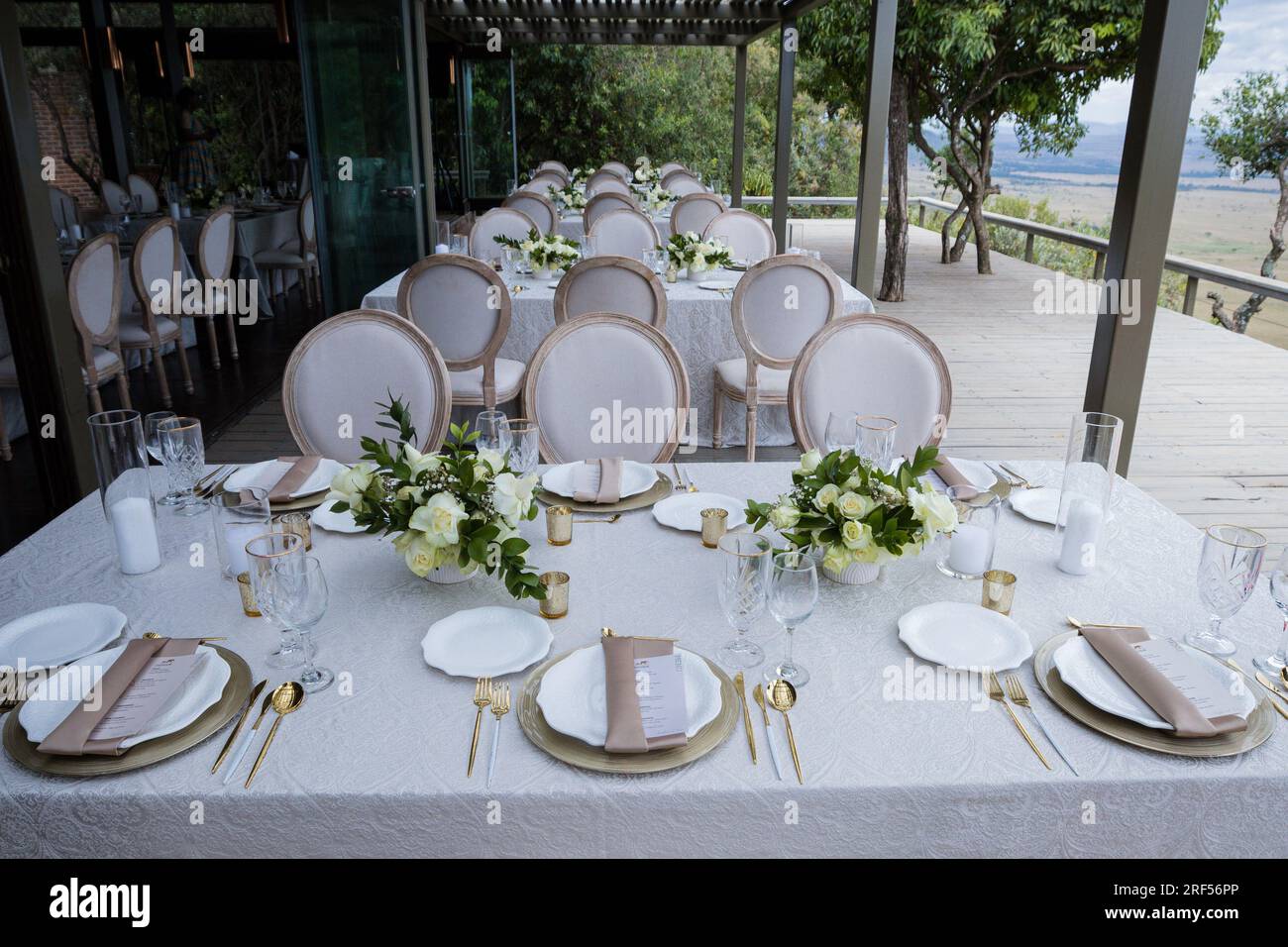 Kenyan Weddings Bush Wild Beautiful stunning wedding outdoors set up ...