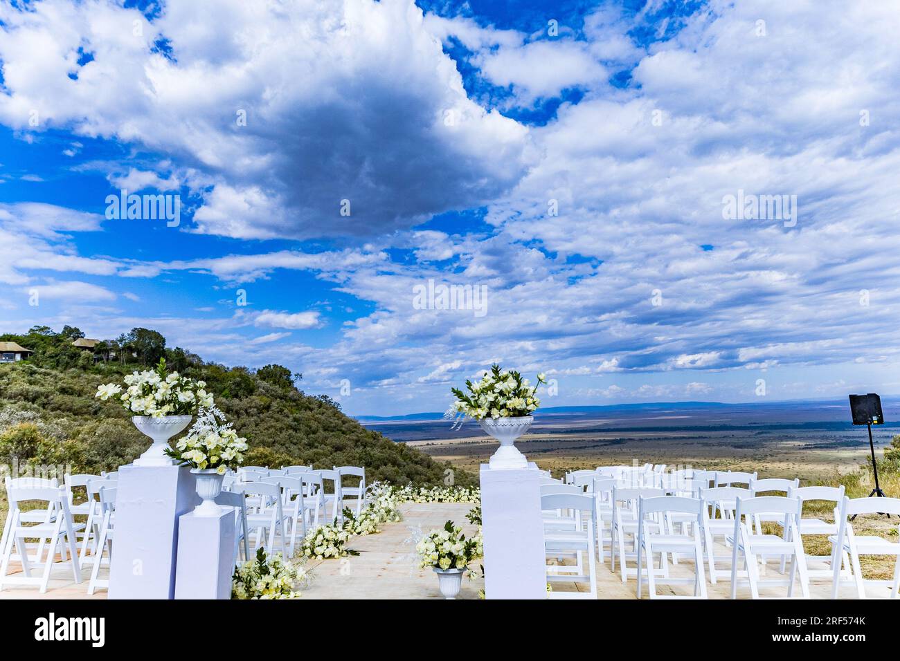 Kenyan Weddings Bush Wild Beautiful stunning wedding outdoors set up ...