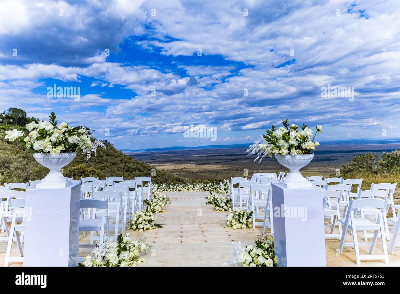 Kenyan Weddings Bush Wild Beautiful stunning wedding outdoors set up ...