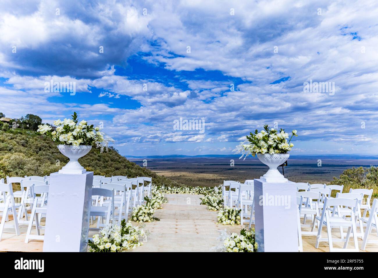 Kenyan Weddings Bush Wild Beautiful stunning wedding outdoors set up ...