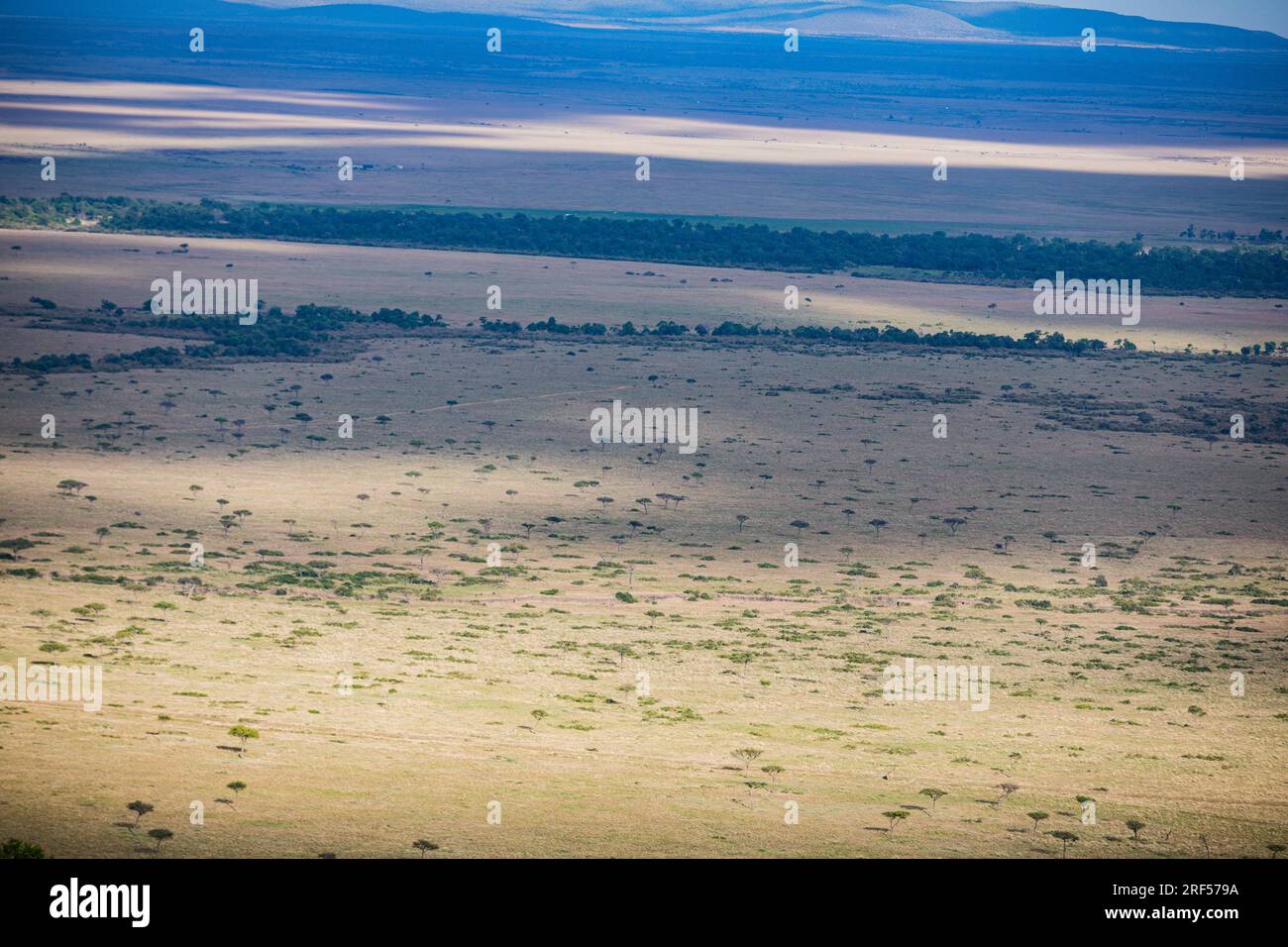 Kenyan Landscapes In Angama Mara Maasai Mara National Game Reserve Park ...