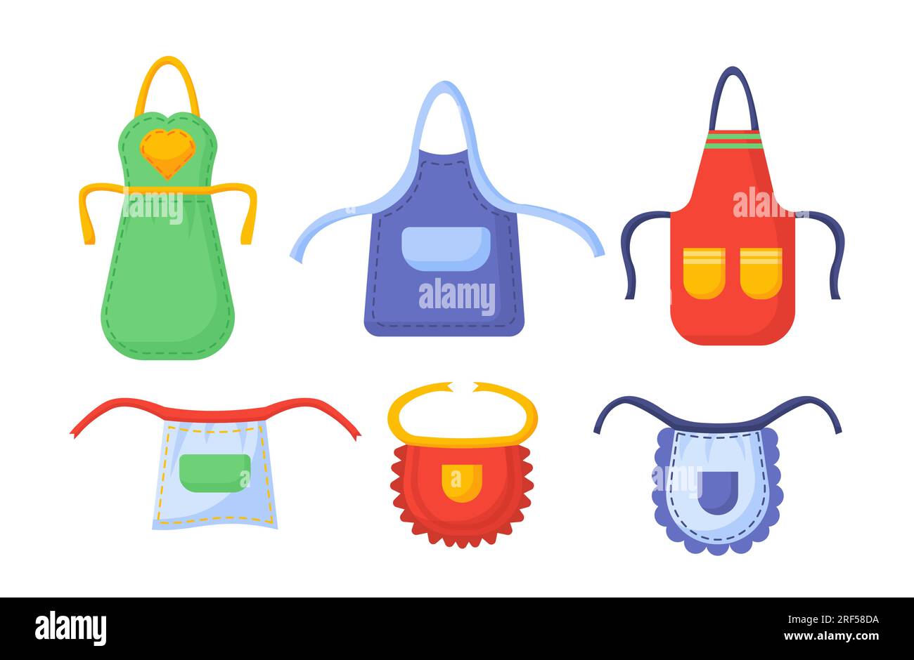 Aprons Stock Vector Images - Alamy