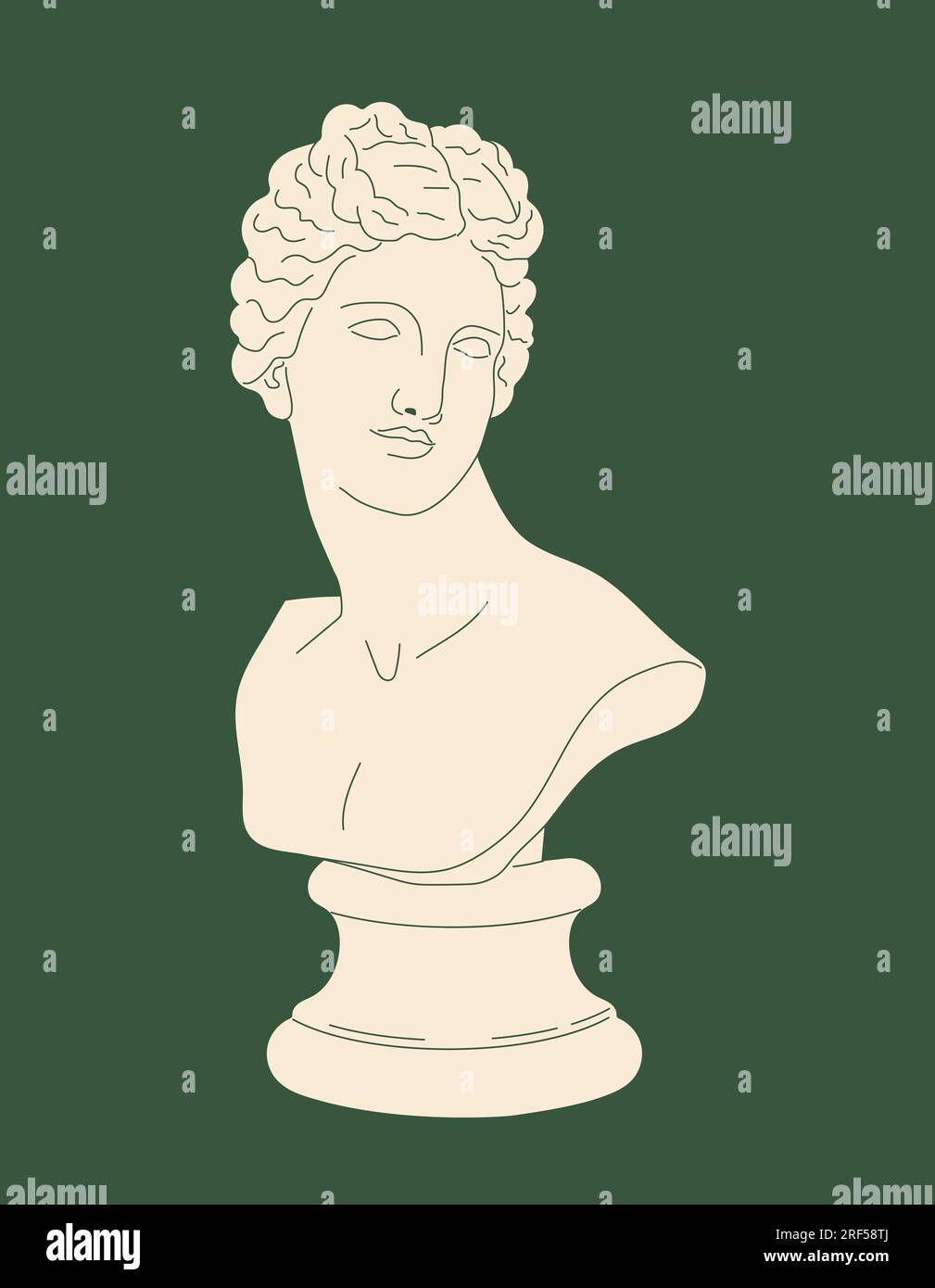 Marble antique statue vector concept Stock Vector Image & Art - Alamy