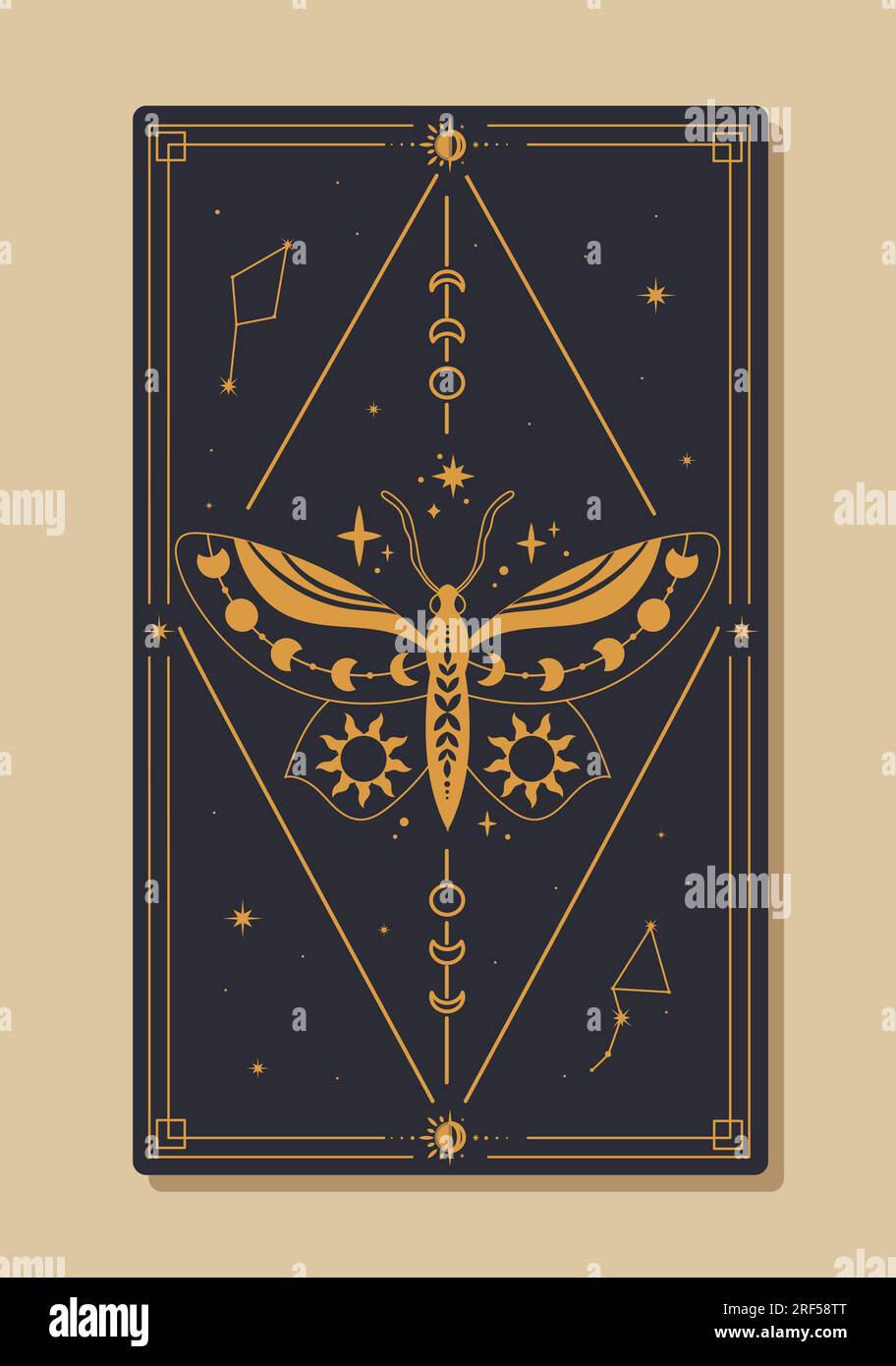 Magical tarot card vector concept Stock Vector Image & Art - Alamy