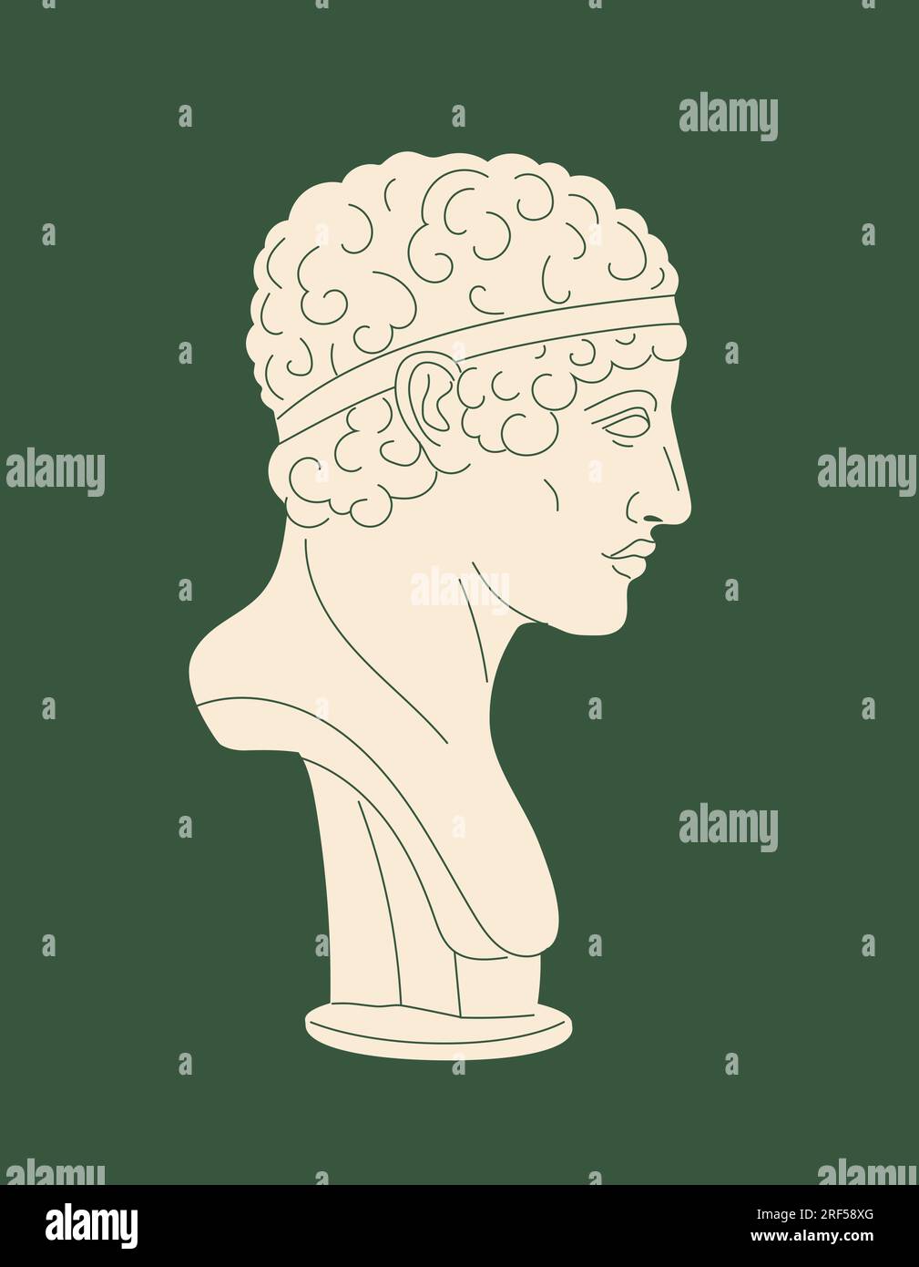 Marble antique statue vector concept Stock Vector Image & Art - Alamy