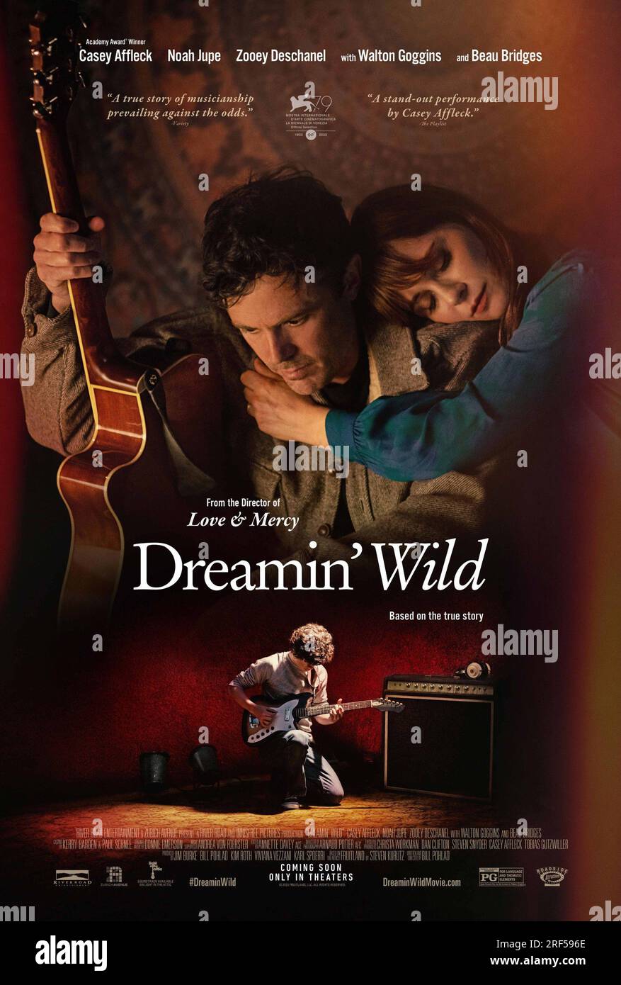 DREAMIN' WILD, US poster, top from left: Casey Affleck, Zooey Deschanel ...