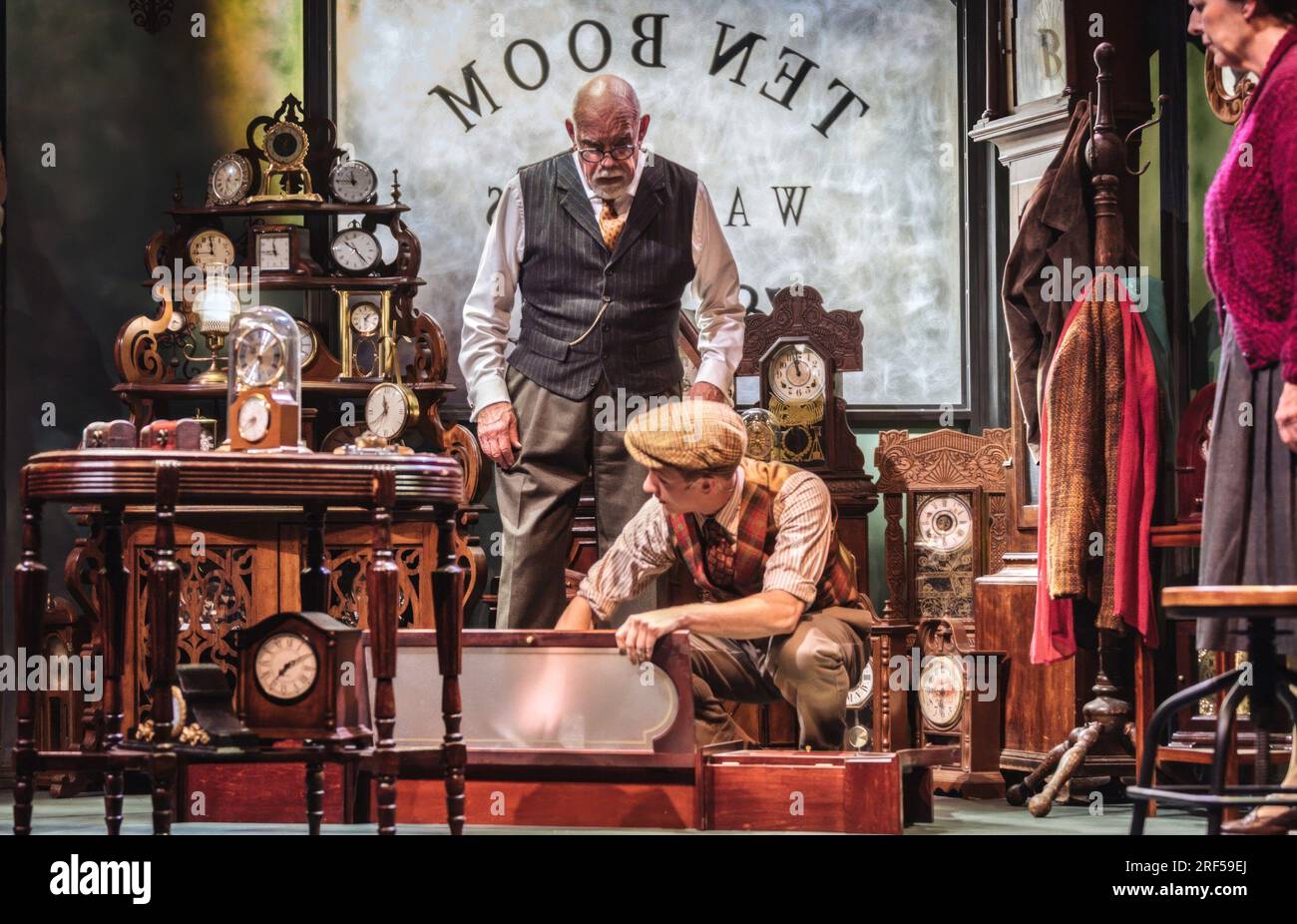 THE HIDING PLACE, John Schuck (standing), Nan Gurley (far right), 2023 ...