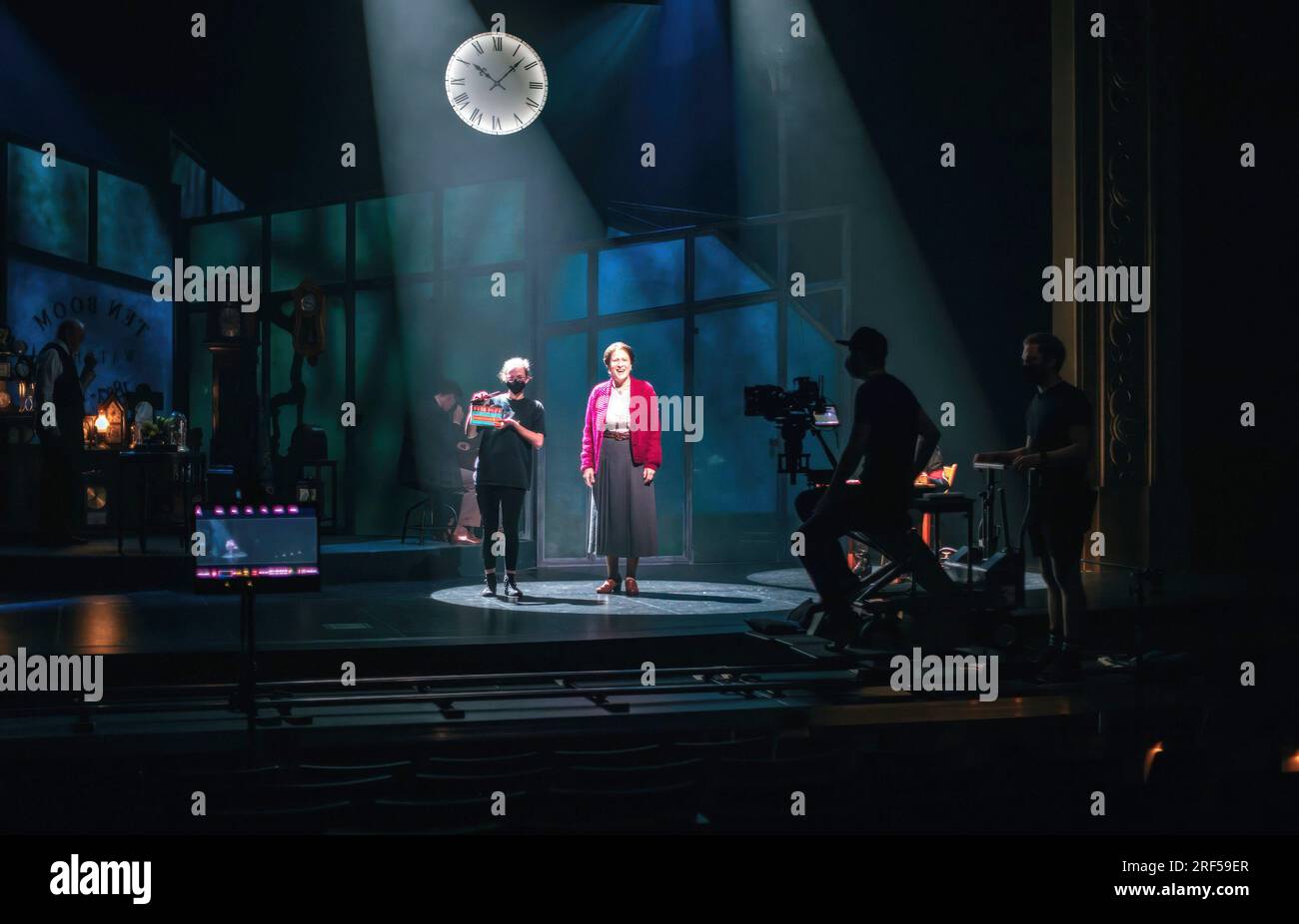 THE HIDING PLACE, Nan Gurley (center), on set, 2023. ph: Anthony Matula ...