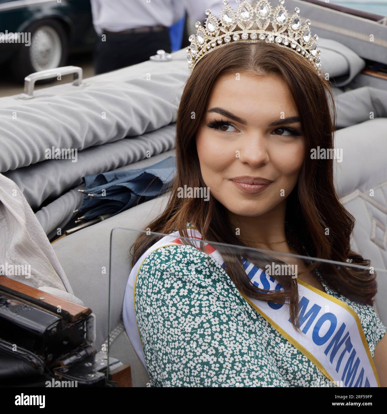 Paris, France. 30th July, 2023. Ludivine Miss montmartre 2023 attends ...